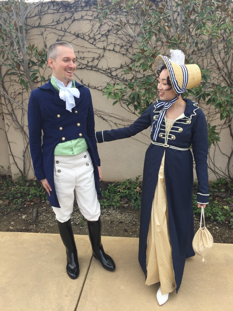 A Regency Couple at a Winery Plus Costume Hack: How to Upcycle a Men’s ...