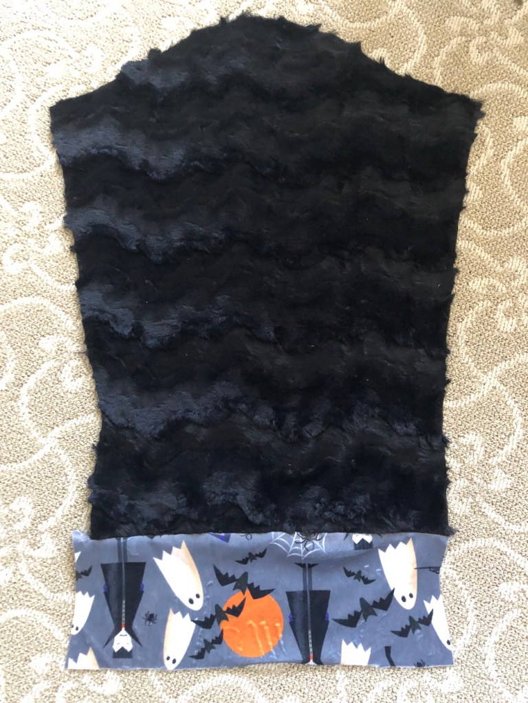 Tutorial for Cozy Halloween Robe Made with Cuddle Minky Fabric | Fresh ...